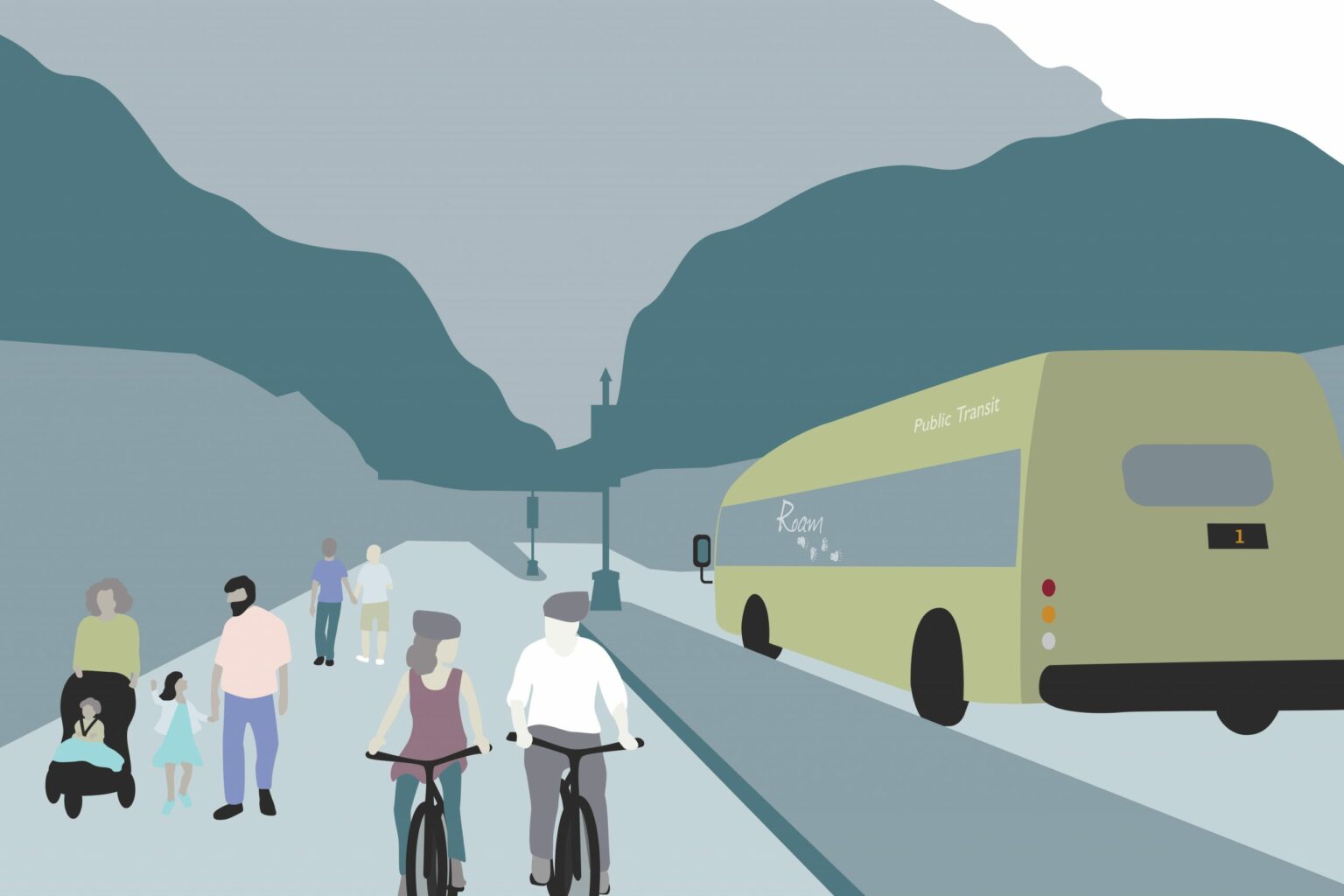 Downtown Banff Pedestrian Zone reopening - buses temporarily rerouted ...